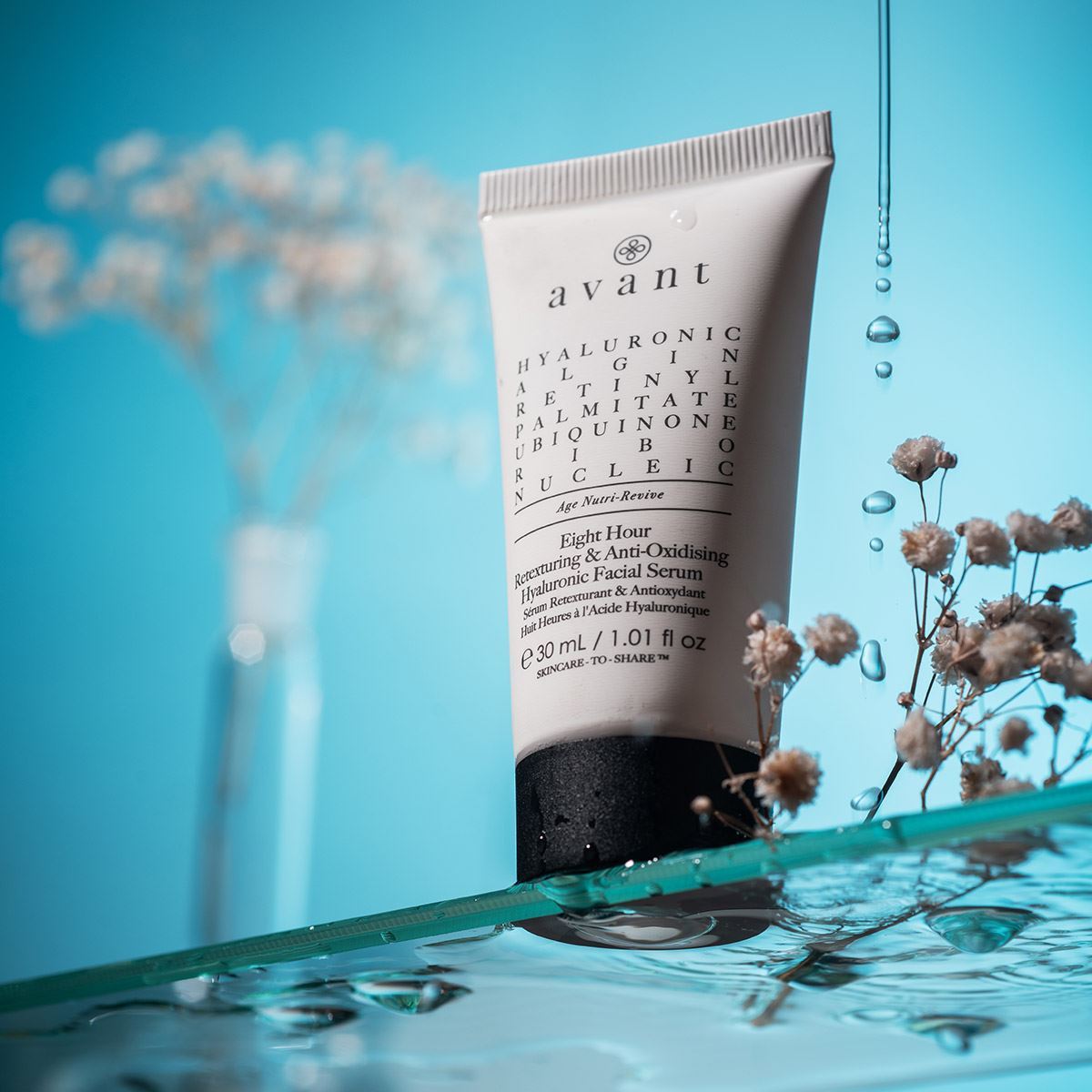 Avant Eight Hour Antioxidising & Retexturing Hyaluronic Facial Serum ...